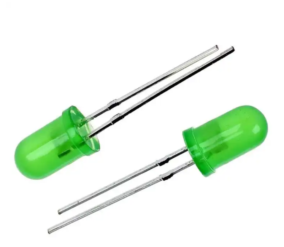 LED 5mm LED Light Emitting Diode Bright PCB Breadboard-Friendly RED ...