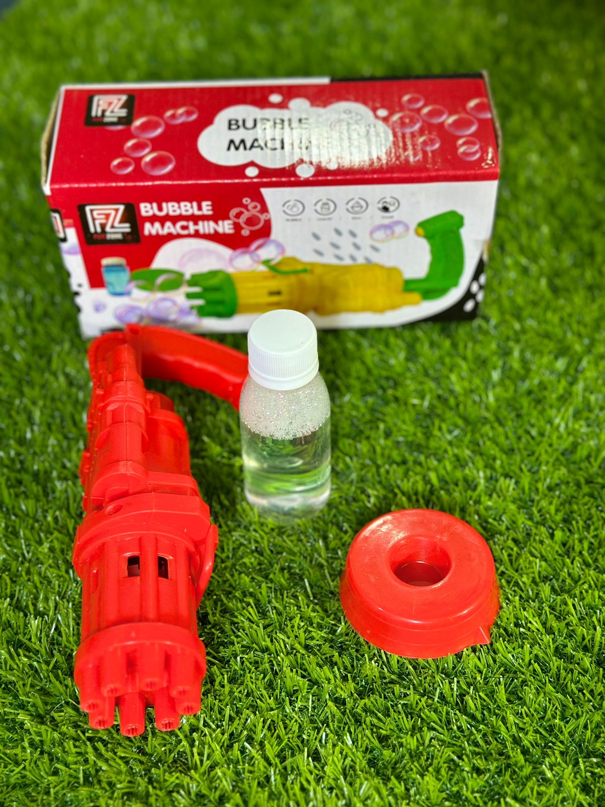 Automatic Bubble Gun Machine – 8-Hole Bubble Blaster | Summer Party Outdoor Toy for Boys & Girls ...