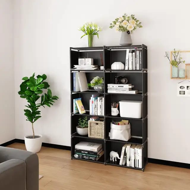 Competitive Price Thickened Book Rack Shelf Portable Metal Book Shelves ...