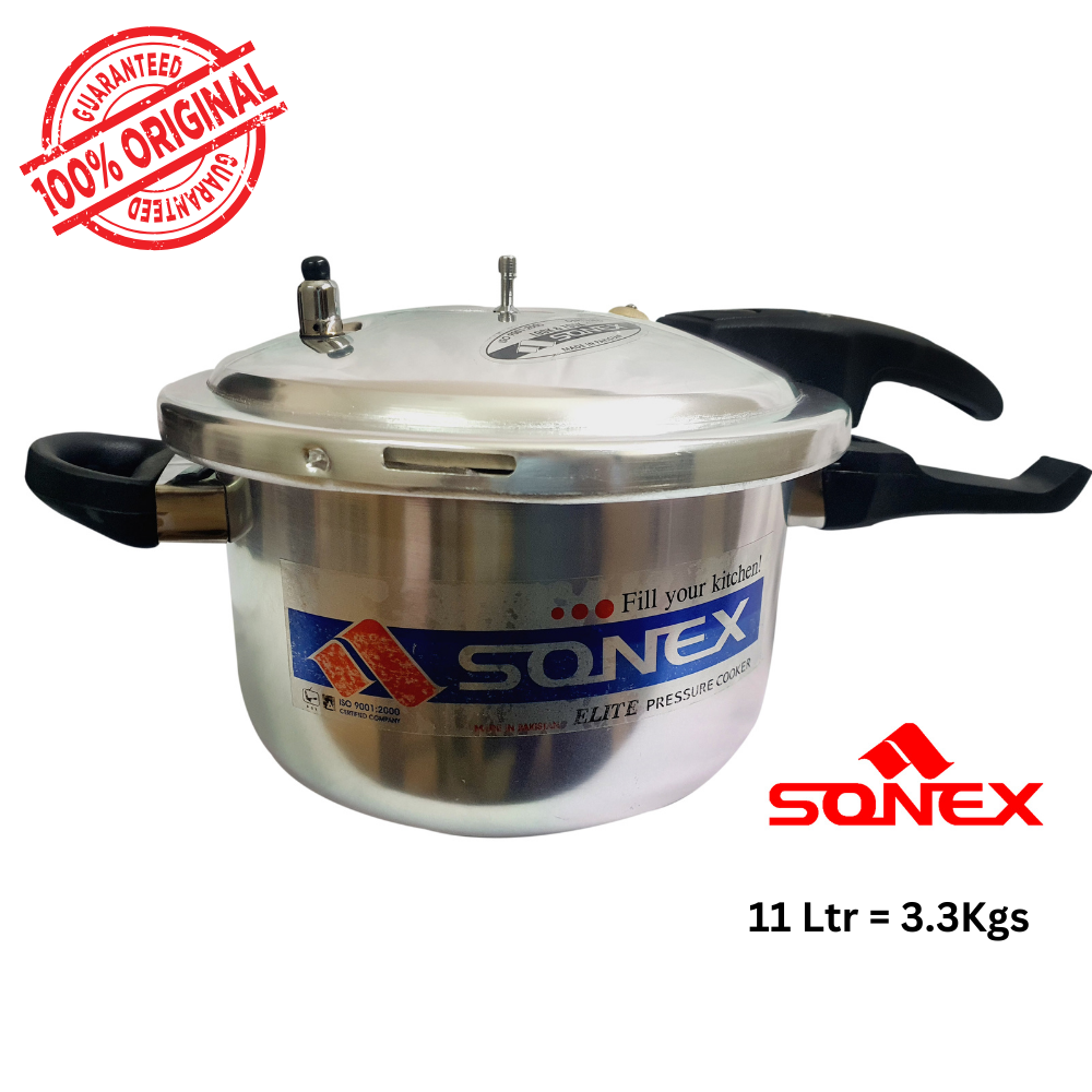 SONEX Elite Pressure Cooker | 5Ltr - 7Ltr - 9Ltr - 11Ltr | Aluminium ...