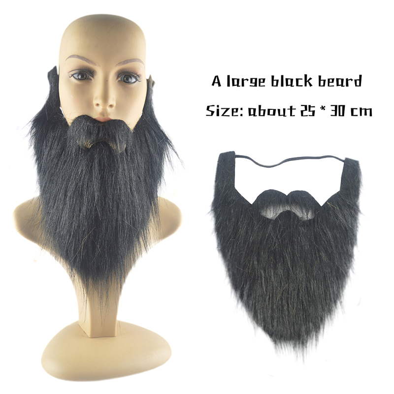 DIY Fancy Dress Fake Beard Long Fluff Beards Cosplay Costume Props ...