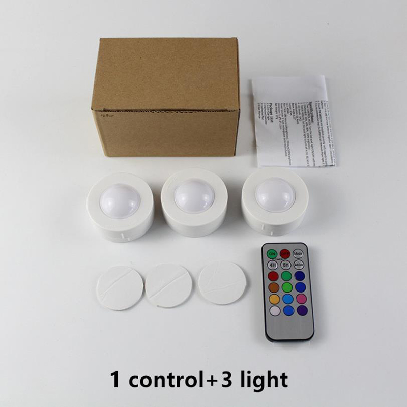 Capstone 6 Led Wireless Puck Lights With Remote Control | Shelly Lighting