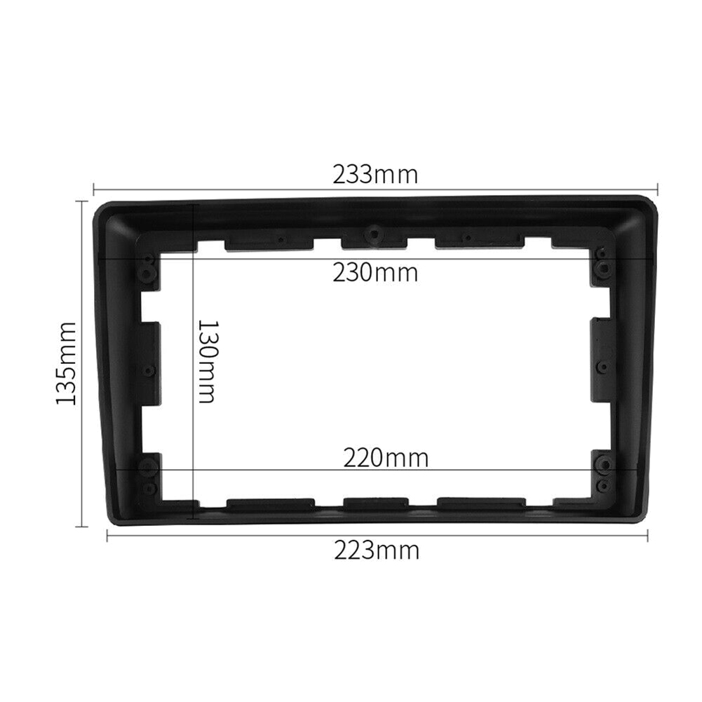 9 Inch 2 Din Car Stereo Radio Fascia Audio DVD GPS MP5 Panel Frame Dash ...