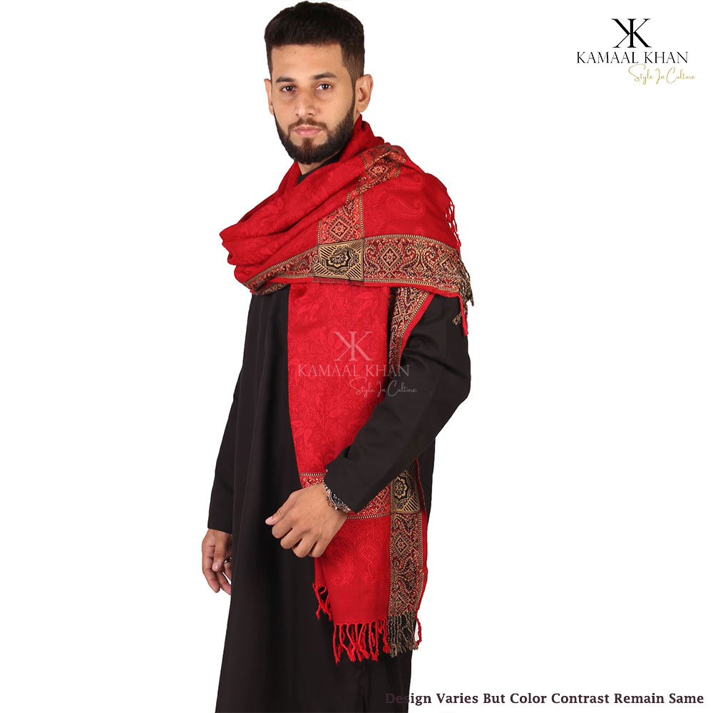 Kamaal Khan Baghdadi or Iraqi Style 4 Border Muffler or Dastaar For Men ...
