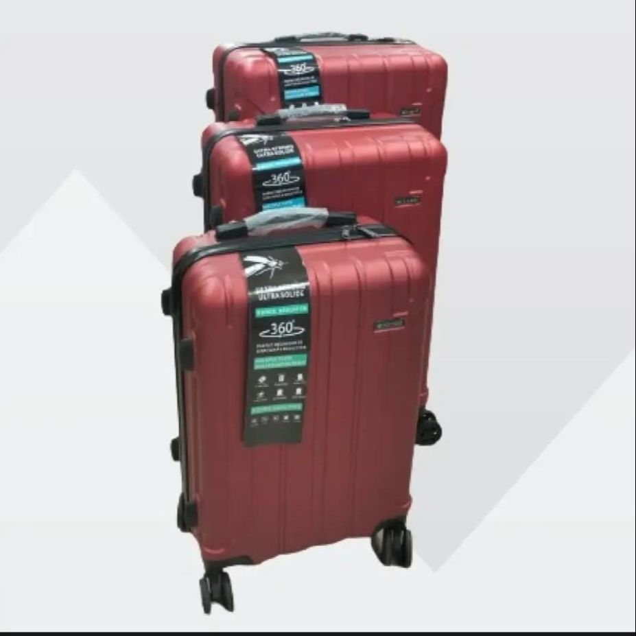 3pcs hard trolley luggage set 360 wheels 20 24 28 inches | Daraz.pk