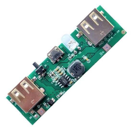 2 USB 5V 2A MOBILE POWER BANK LITHIUM BATTERY CHARGER MODULE 3V TO 5V ...