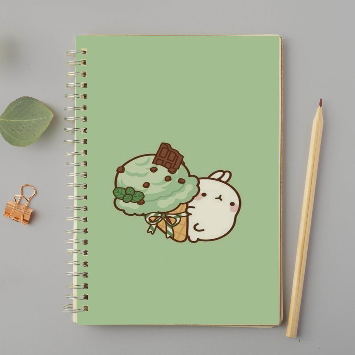 Green Icecream-Spiral Notebook | Daraz.pk