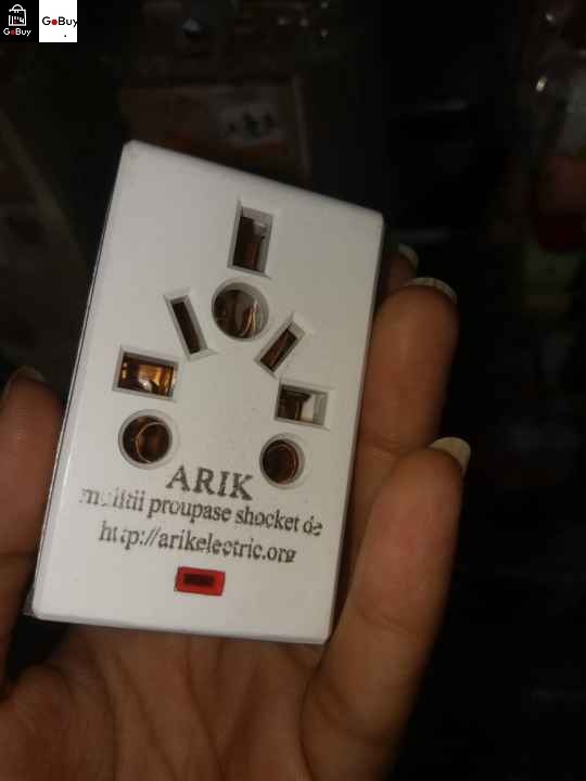 Multi Power 3 Pin Plug Socket - Anti Short Circuit Fuse Built In - High ...