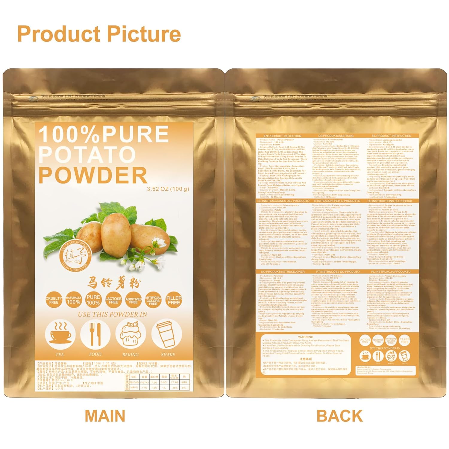 Organic Potato Powder 200g | Daraz.pk