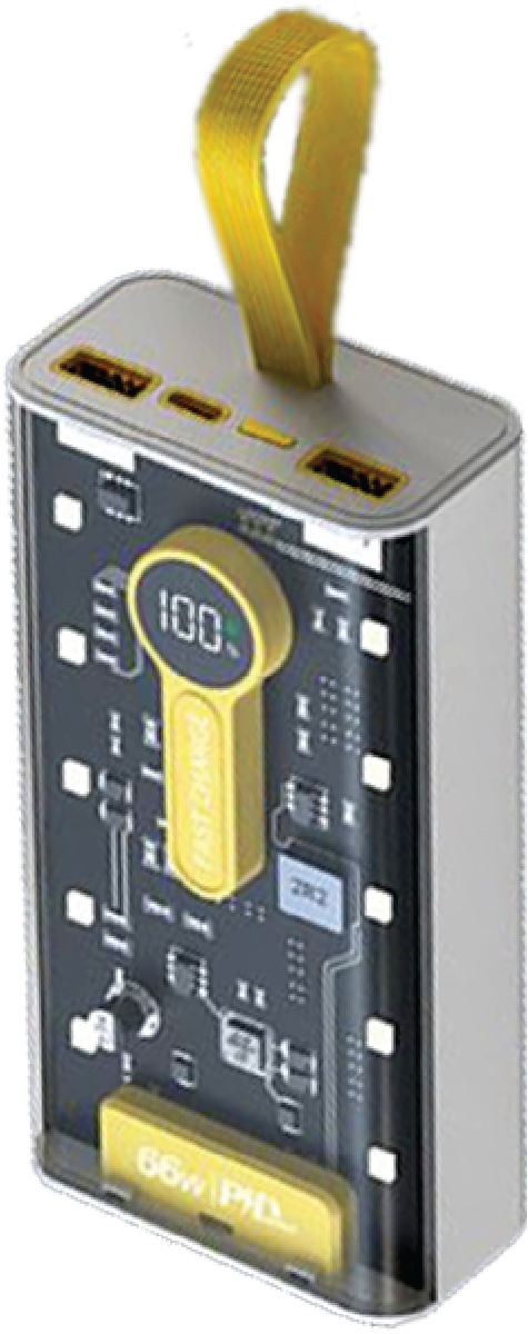 Mars Power Bank Model MG-113 Transparent body 22.5watt Qualcomm3.0 ...