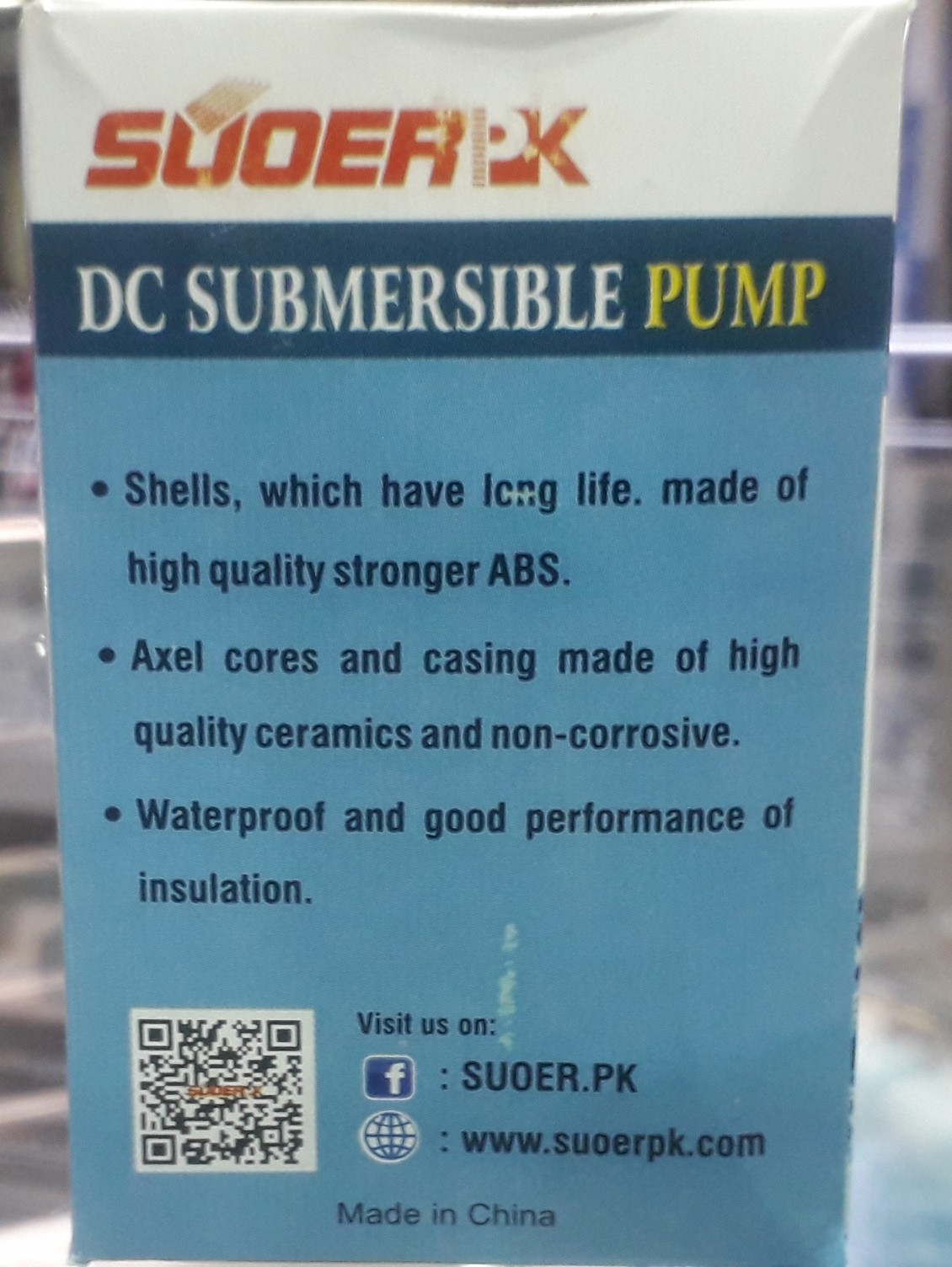 Dc 12v 100% original Suoer shafi solar water submersible pump 15 watt | Daraz.pk