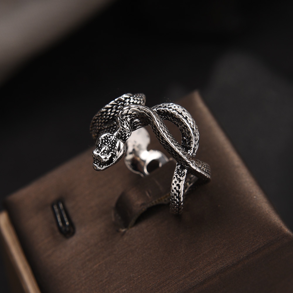 Vintage Snake Winding Simple Women Fashion Jewelry Snake Shape ...