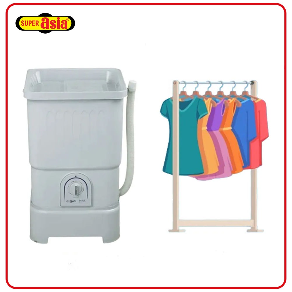 Super Asia Baby Wash SA-210 Washing Machine 4 Kg Heavy Motor Shock ...