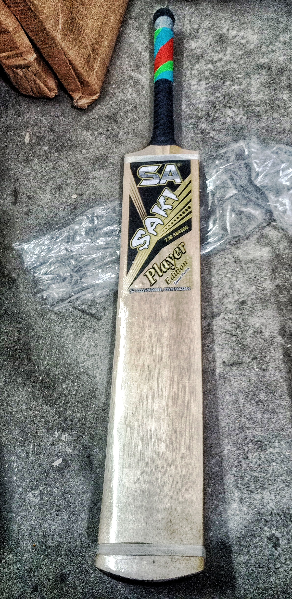 SAKI Player addition coconut Bat 2024 Tape Ball Cricket Bat Original ...