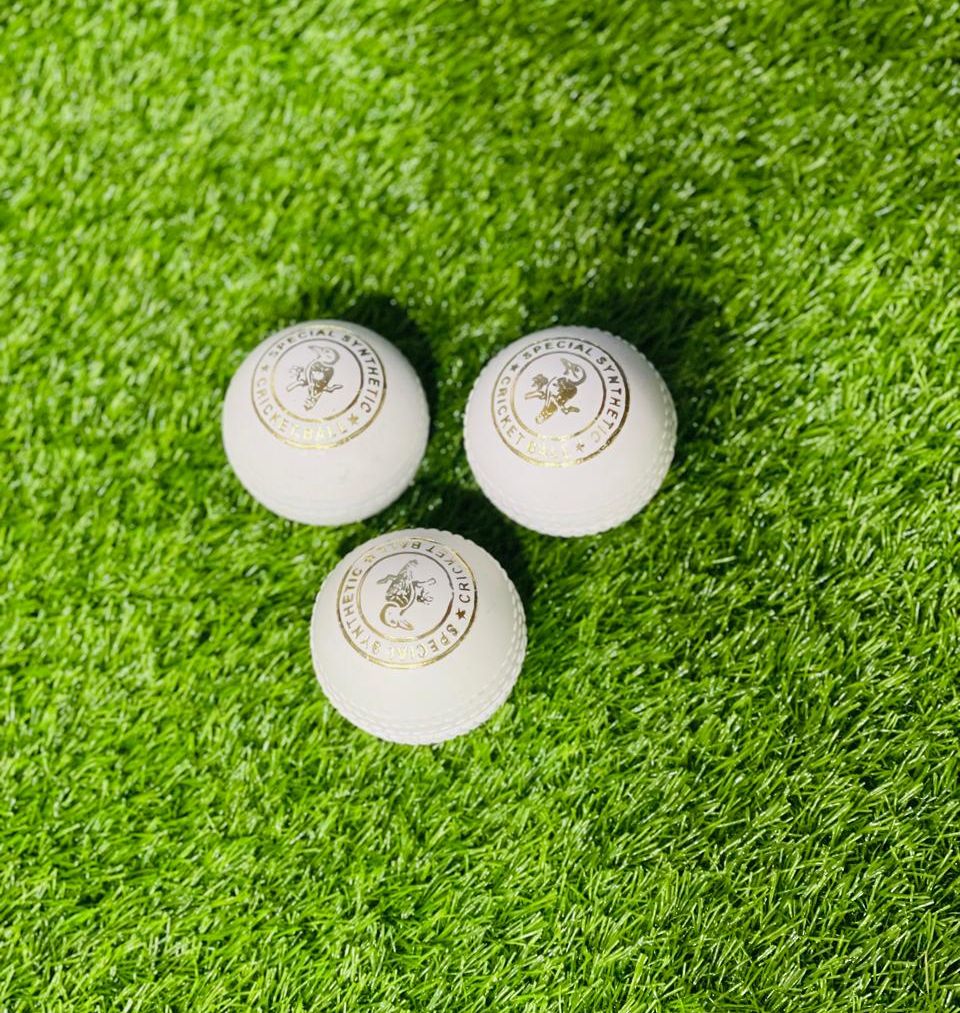 Cricket Practice Ball, Training Ball, for cricket (Synthetic) White ...