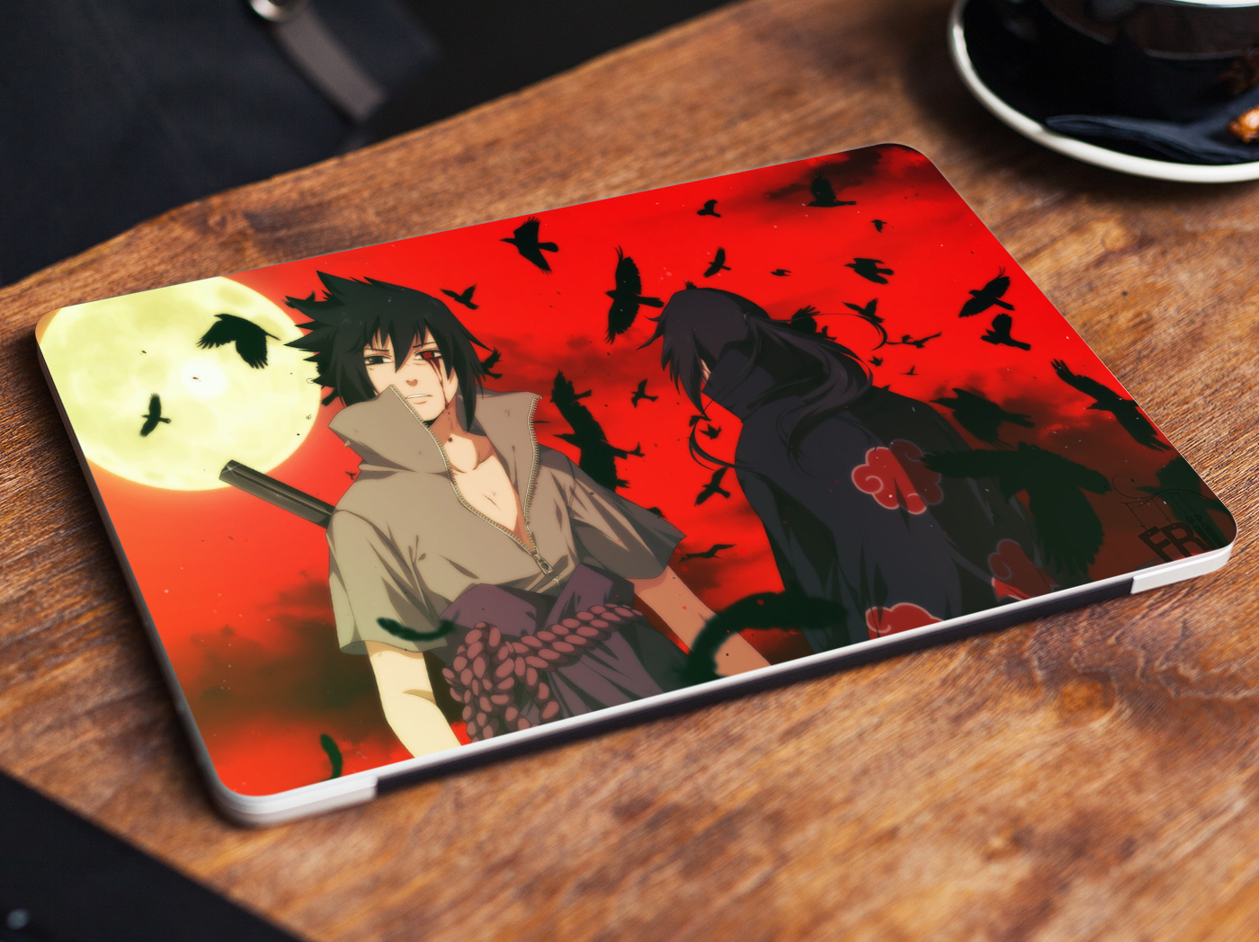 Naruto Itachi Sasuke Uchiha Laptop Skin Vinyl Sticker Decal, 12 13 13.3 ...