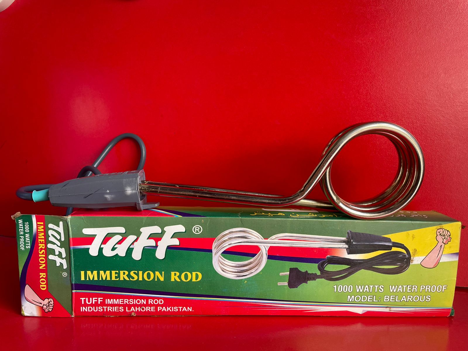 Electric Water Heating Rod Portable Immersion Rod 1000 Watt | Daraz.pk