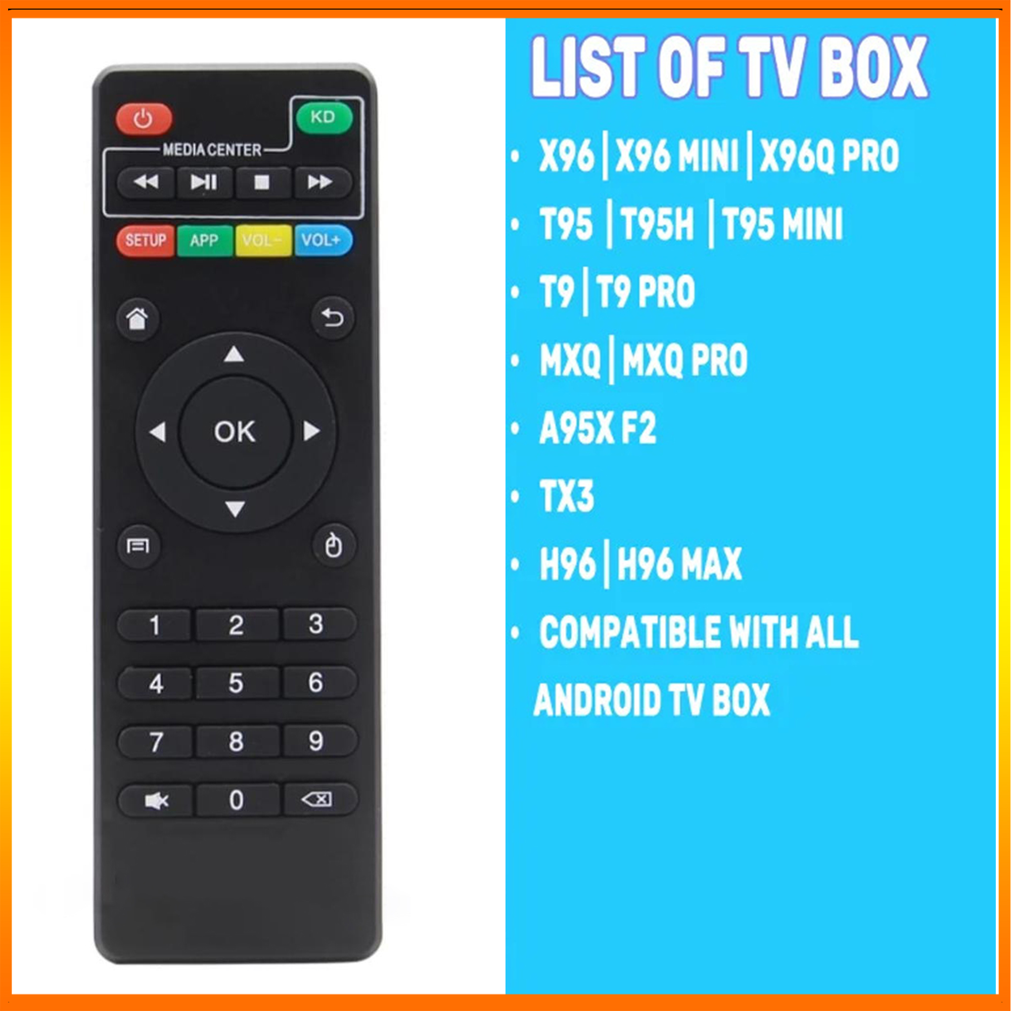 Android Box Remote Universal | Compatible With All Android Smart Box ...