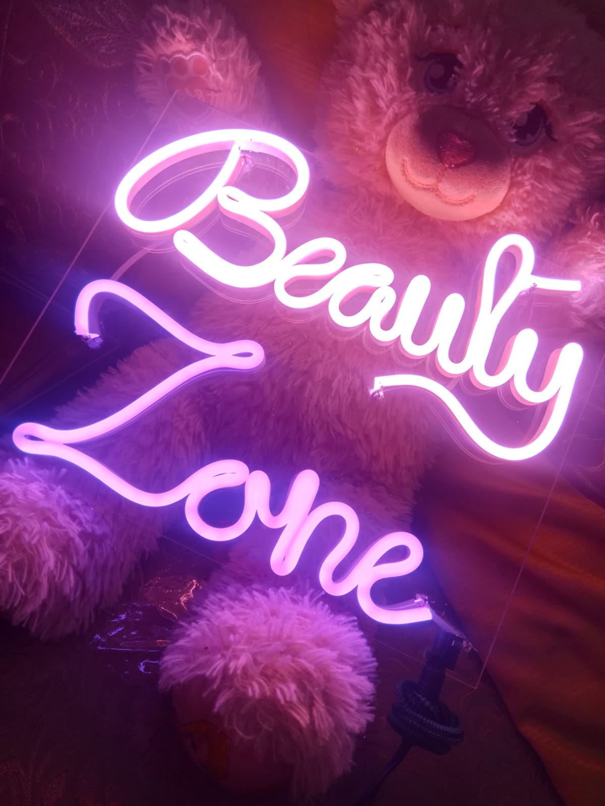 Any Customized NEON Sign Boaard - Neon Name Plate - 4 Letters Alphabets ...