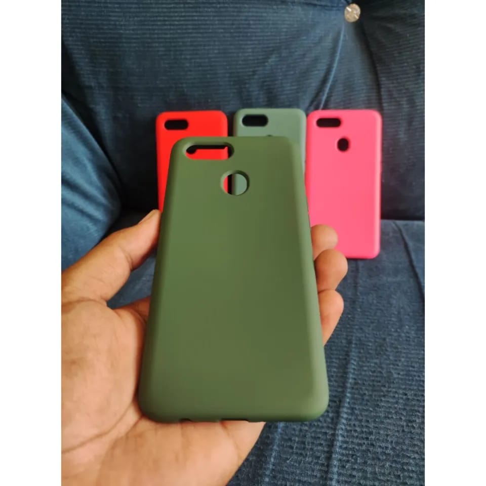 For OPPO A12 Case Cover Slim Soft TPU Silicone Solid Plain Phone Case ...