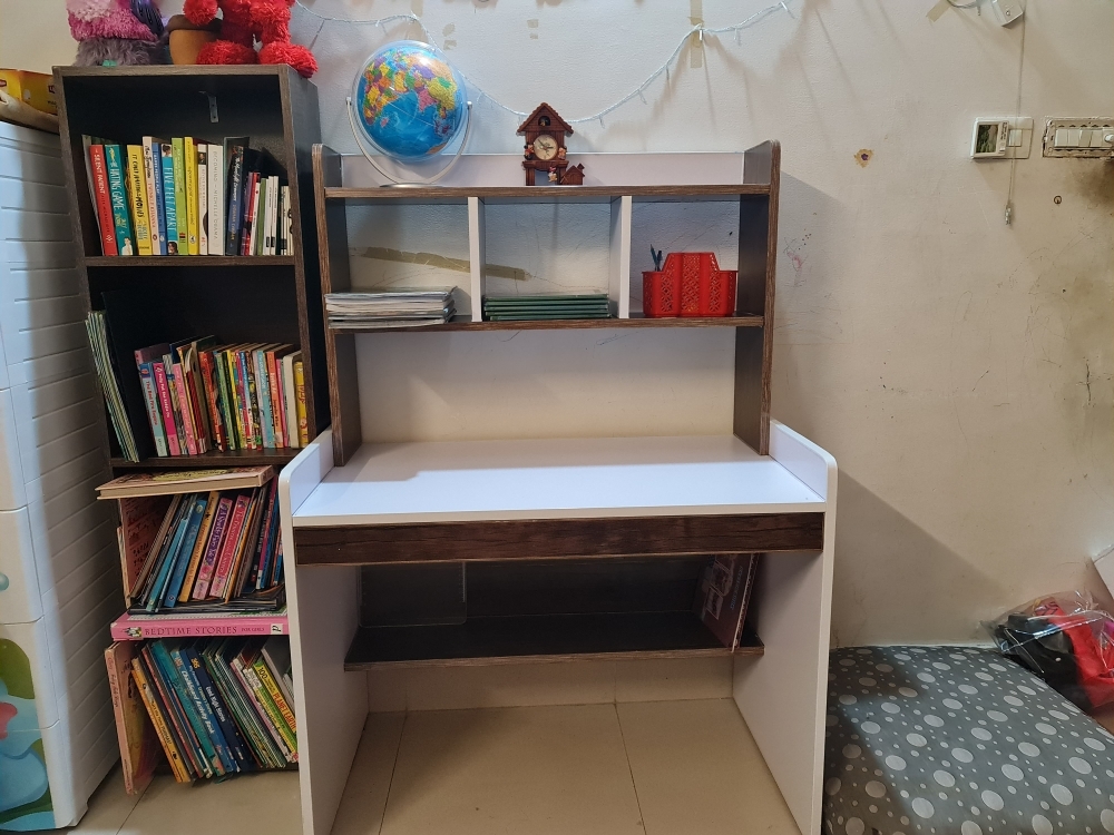 High Gloss Study Computer Desk Home Kids Computer Table Study Table ...