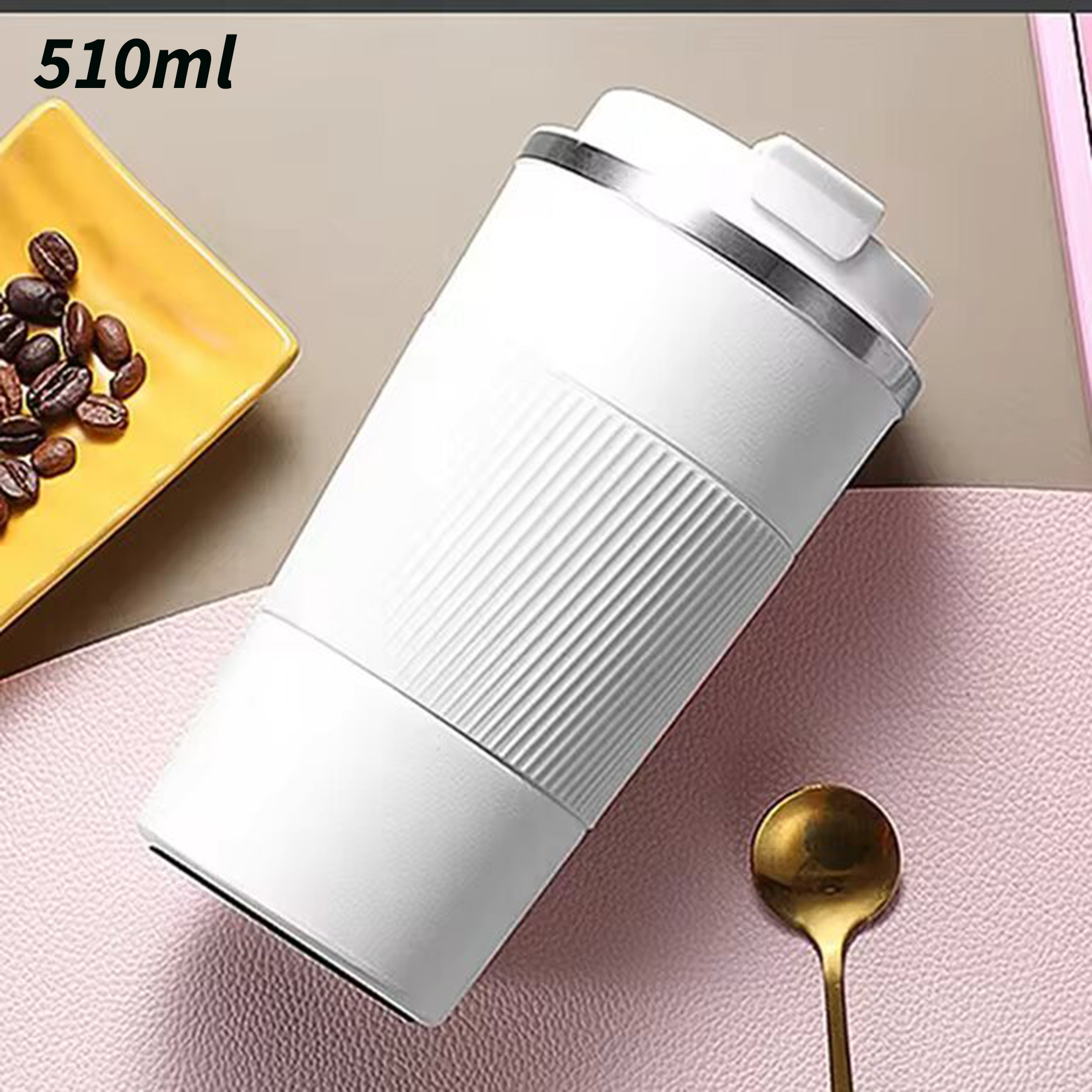 Stainless Steel Vacuum Mug & Cup 510ml - 304 Grade Travel Mug & Flask ...