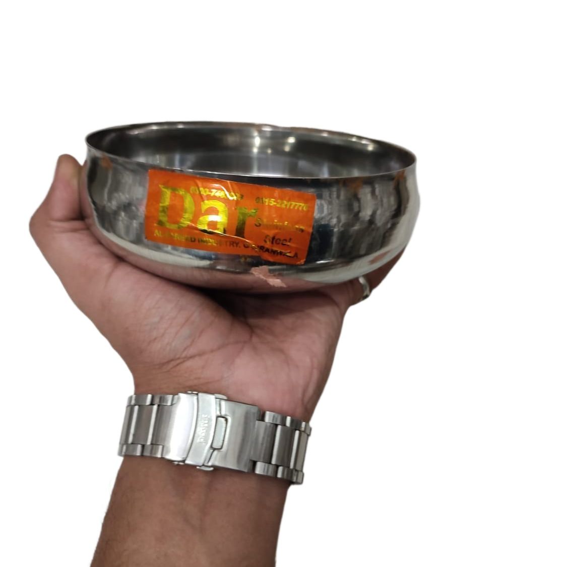 One Heavy Water Bowl Pyala Stainless Steel 120ml | Daraz.pk