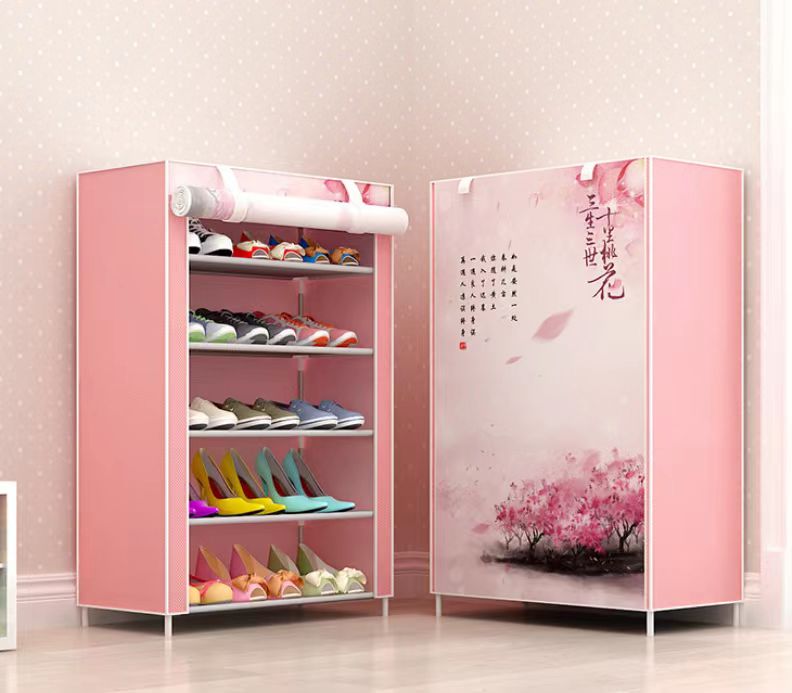 Multipurpose Portable Folding Shoe Rack 4/5/6 Layer Organizer with ...