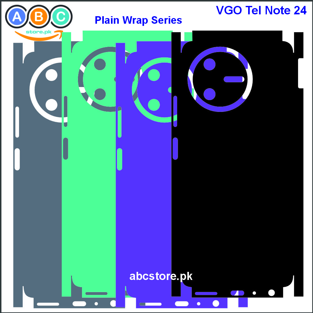 VGO Tel Note 24, Full Back Protection Vinyl Skin/Wrap in variety of ...