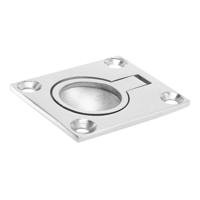 3Pcs 48 X 38Mm Latch Cabinet Flush Mount Ring 316 Stainless Steel ...