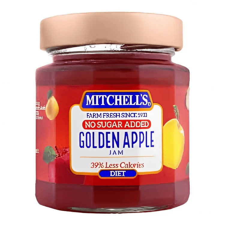 Mitchells Golden Apple No Sugar Added Diet Fruit Jam, 300gm | Daraz.pk