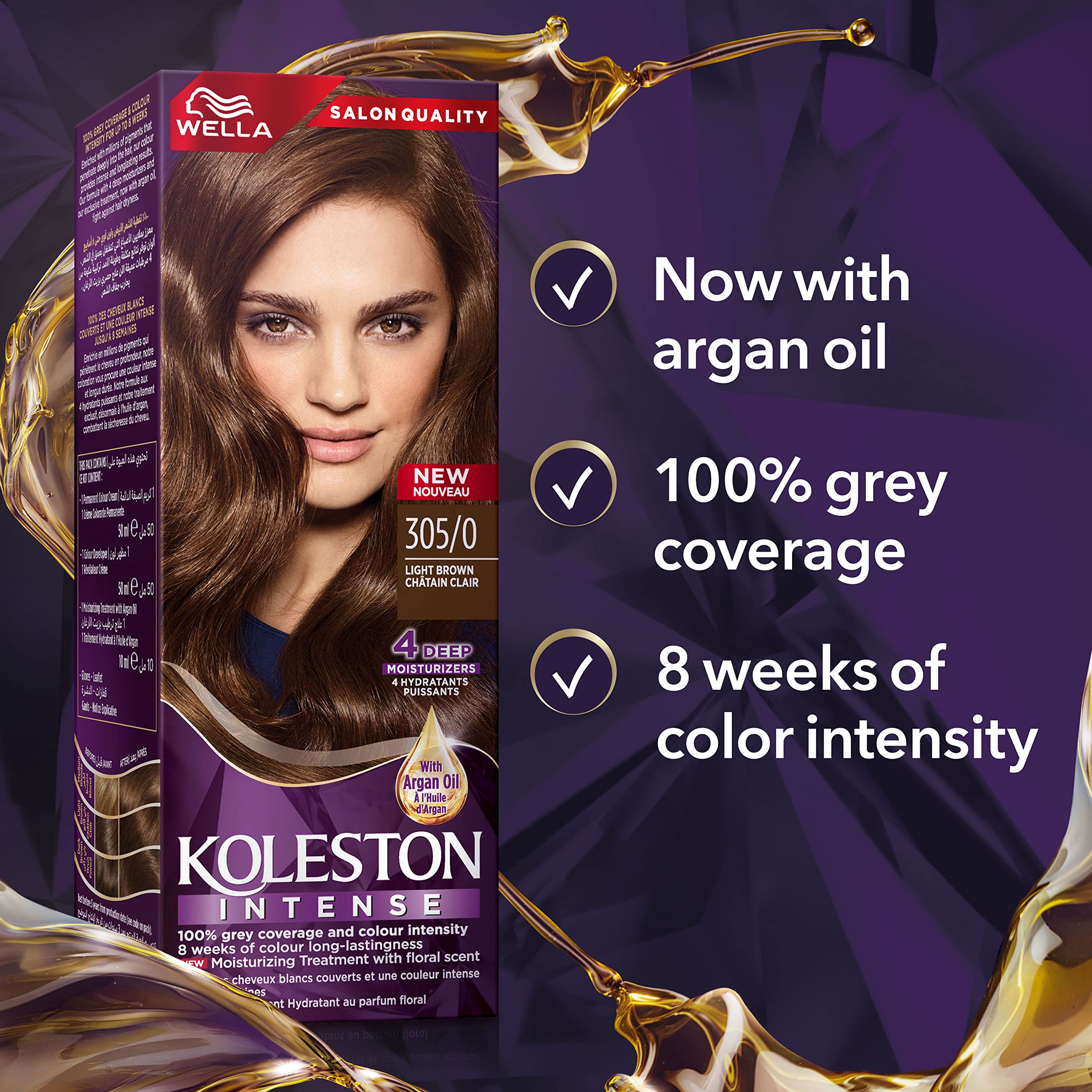 Wella Koleston 305/0 Hair Color Cream Light Brown Color All Shades ...