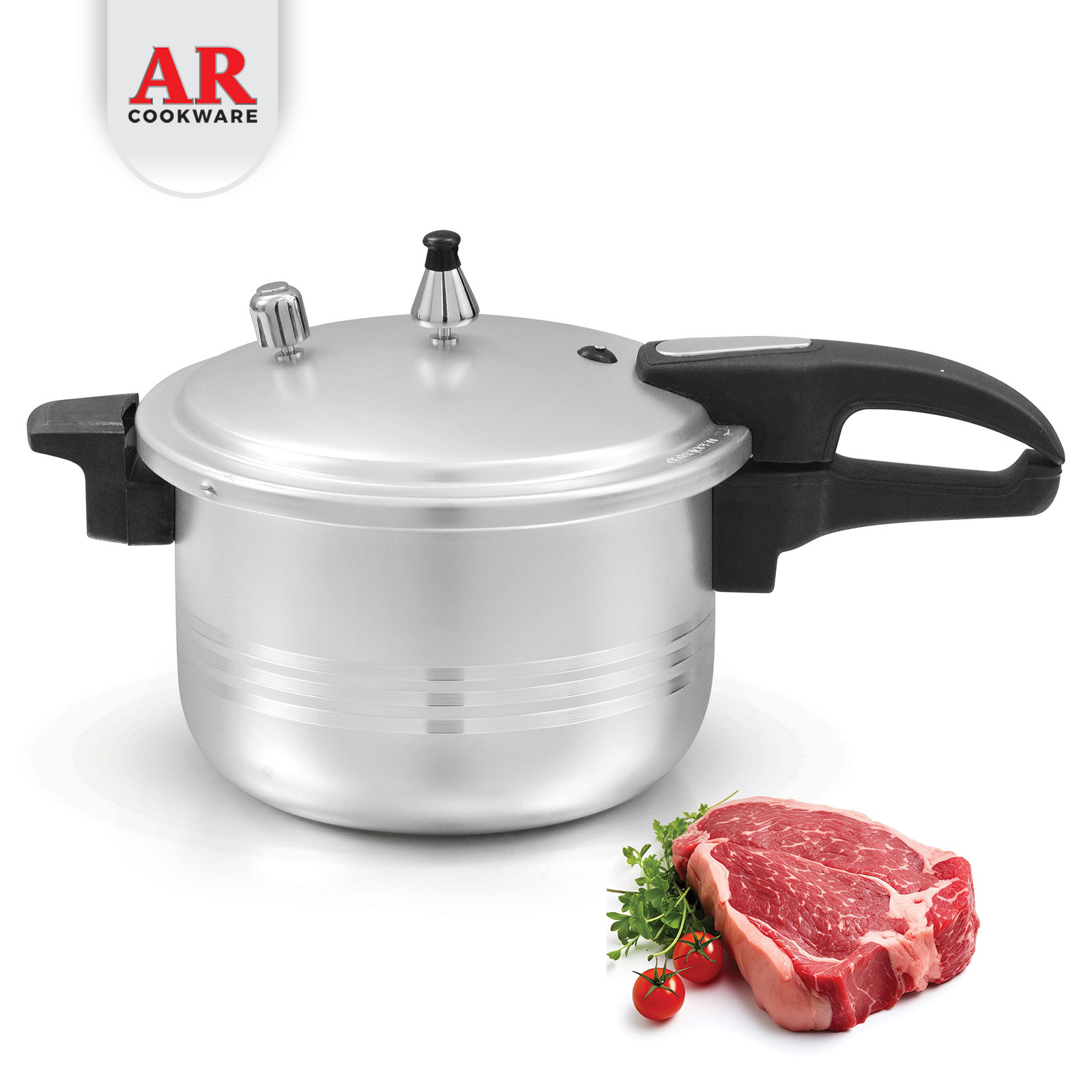 AR Gold Pressure Cooker - Dull Anodize - Aluminum Cookware - Fancy ...