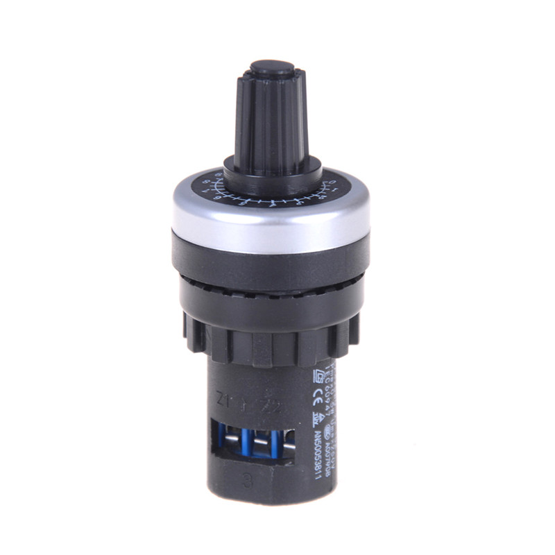 Black Resistance 10K LA42DWQ-22 Rotary Potentiometer 22mm Inverter ...