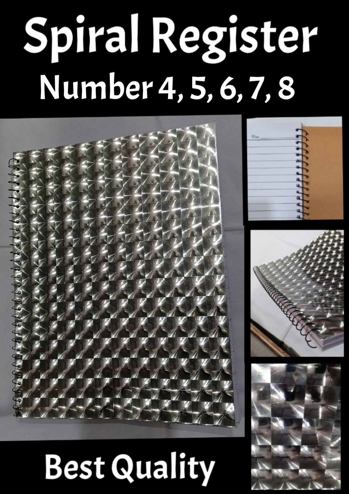 Spiral binding signal line register, Spiral Partition Register 4, 5, 6 ...