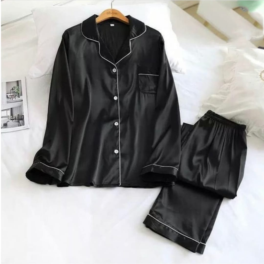 Printed Hot Sexy Silk Ladies Sleep Wear Night Dress with Shirt and ...