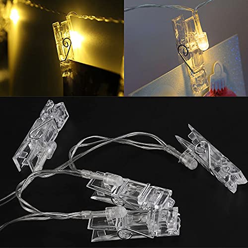 Clip Fairy Led Light - Photo Card Wall Clip Fairy Led String Light ...