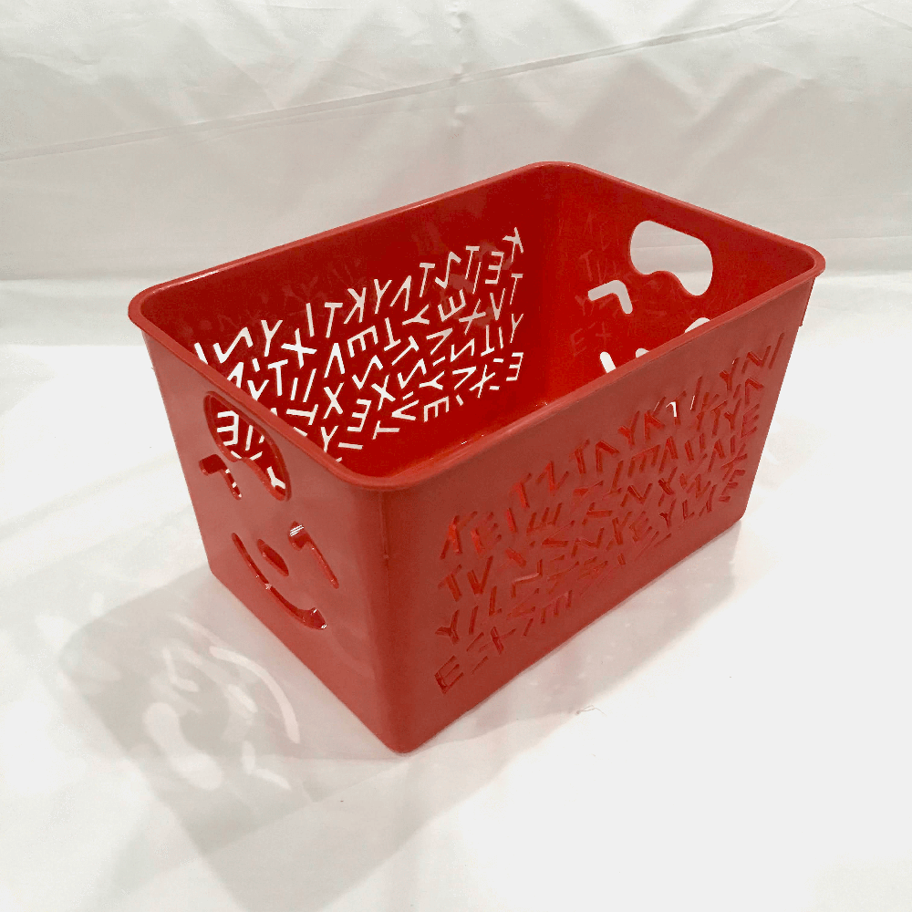 Unbreakable Plastic Baskets Without Lid for Fruit Vegetable Bathroom ...