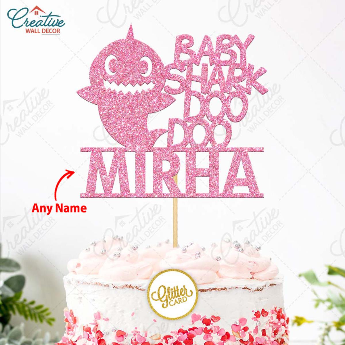 CUSTOMIZED Ocean Theme Cake Topper for Birthday Party Celebration, Born ...