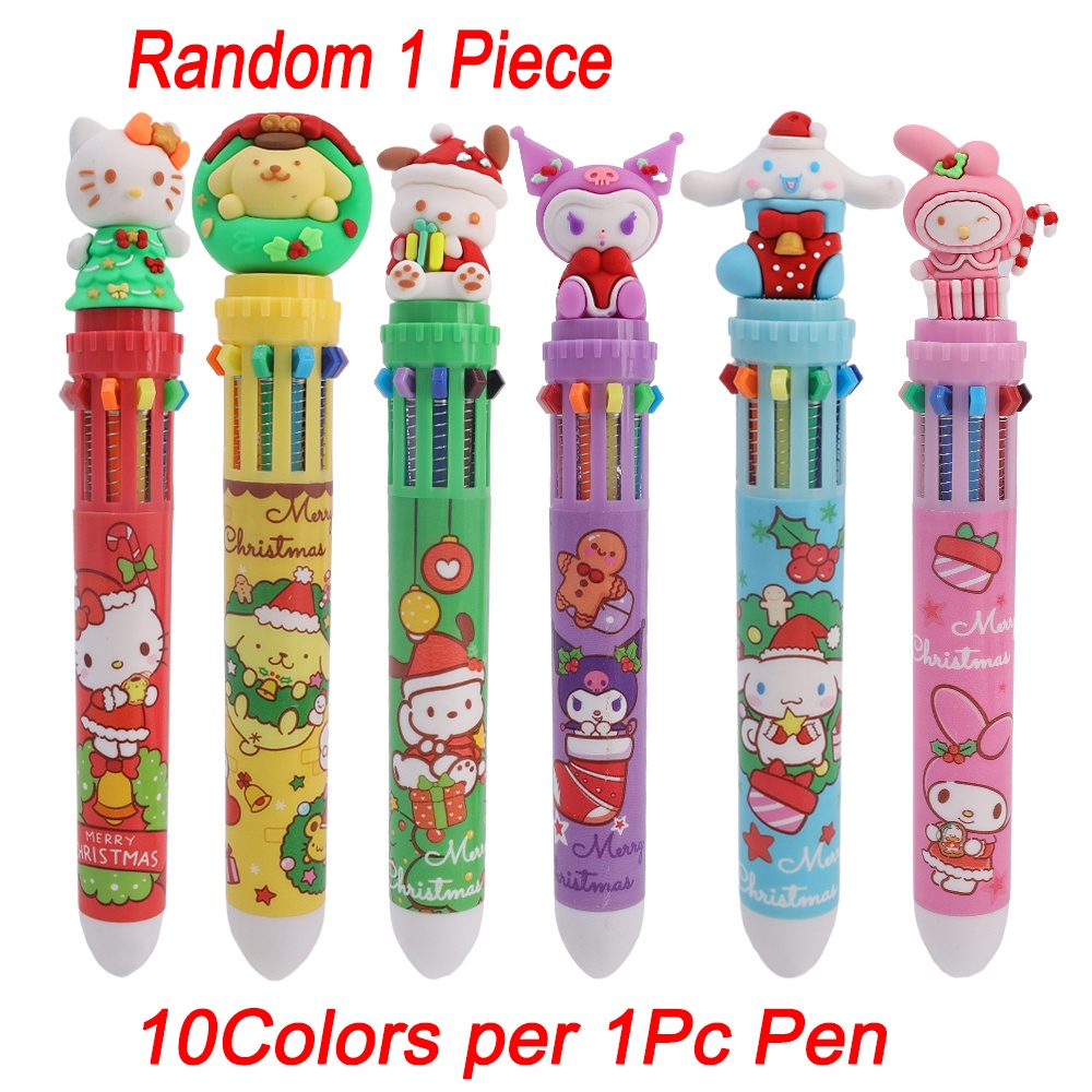 6/2Pcs Sanrio Gel Pen Hello Kitty Kuromi My Melody Cinnamoroll Kawaii ...
