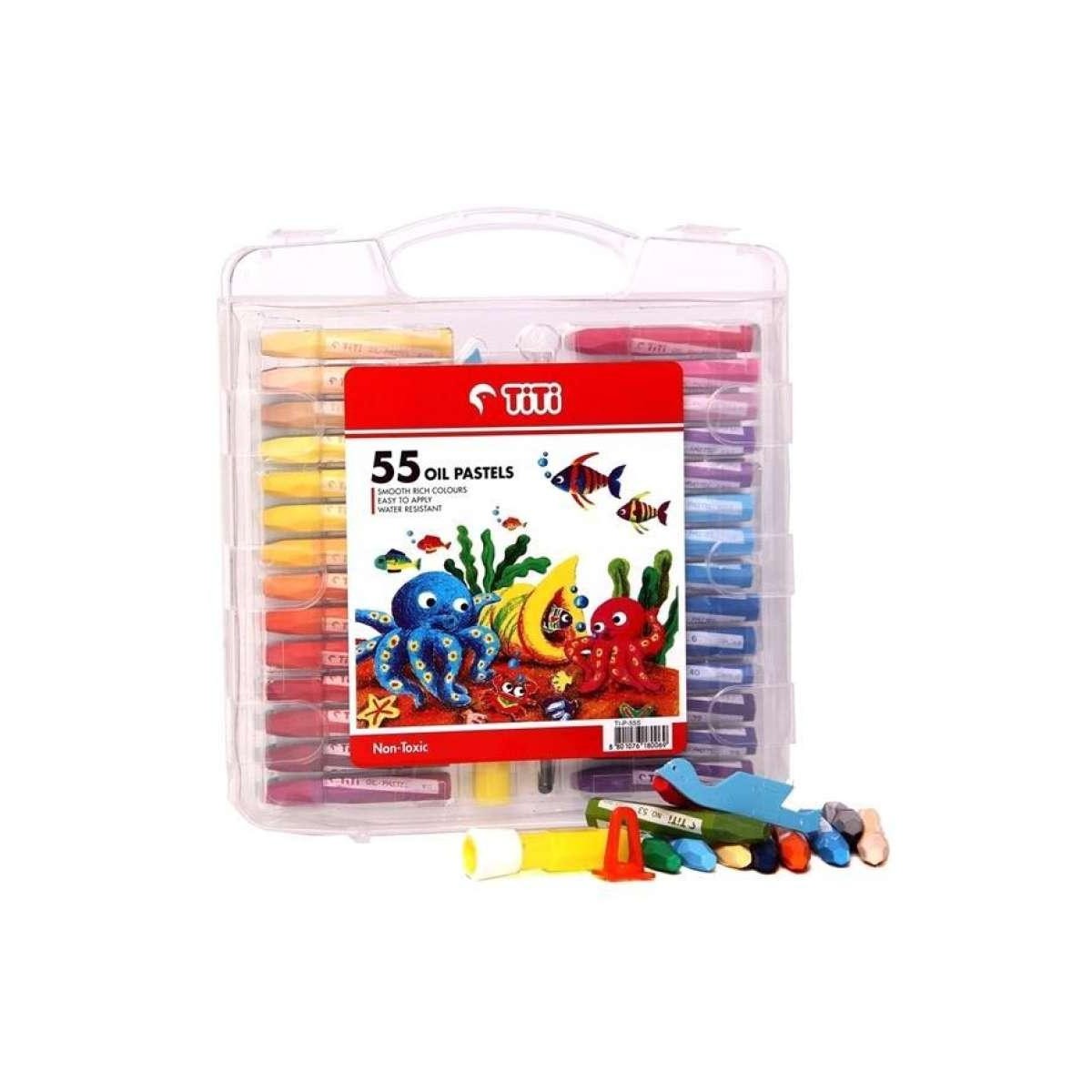 Titi Oil Pastel 55 Color Box | Daraz.pk