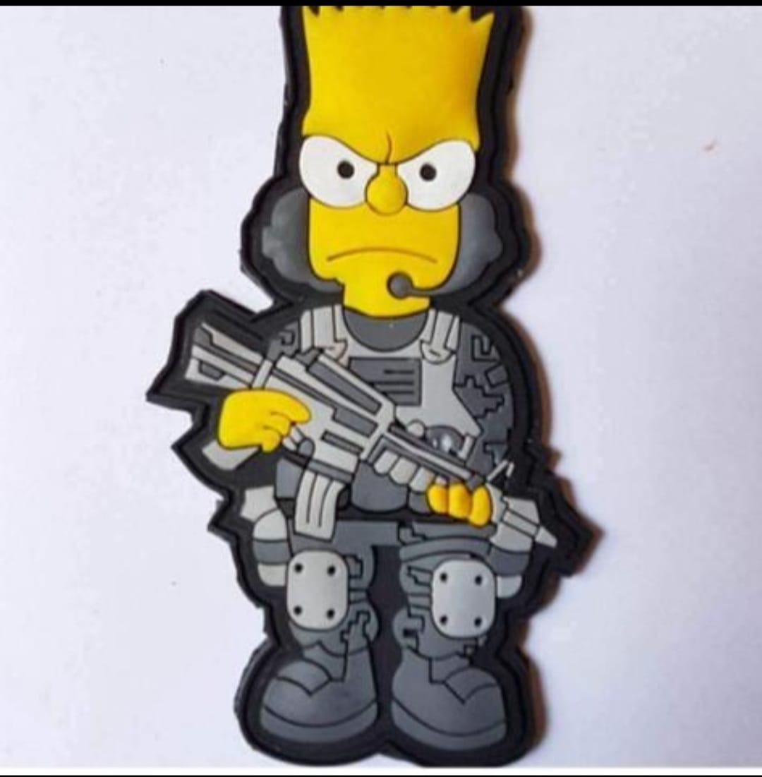 Pvc Rubber logo patches hook & loop velcro | Daraz.pk