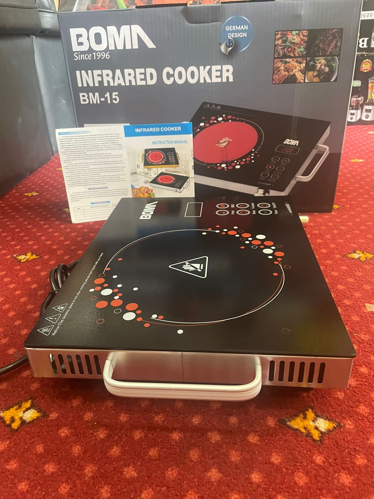 Boma Electric Stove 2500w Model Bm15 Infrared Cooker Hot Plate ...