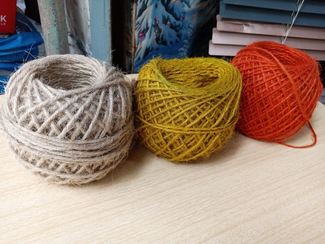 Jute Thread - Jute Yarn - Jute Rope - 1 Roll (200 gm) | Daraz.pk