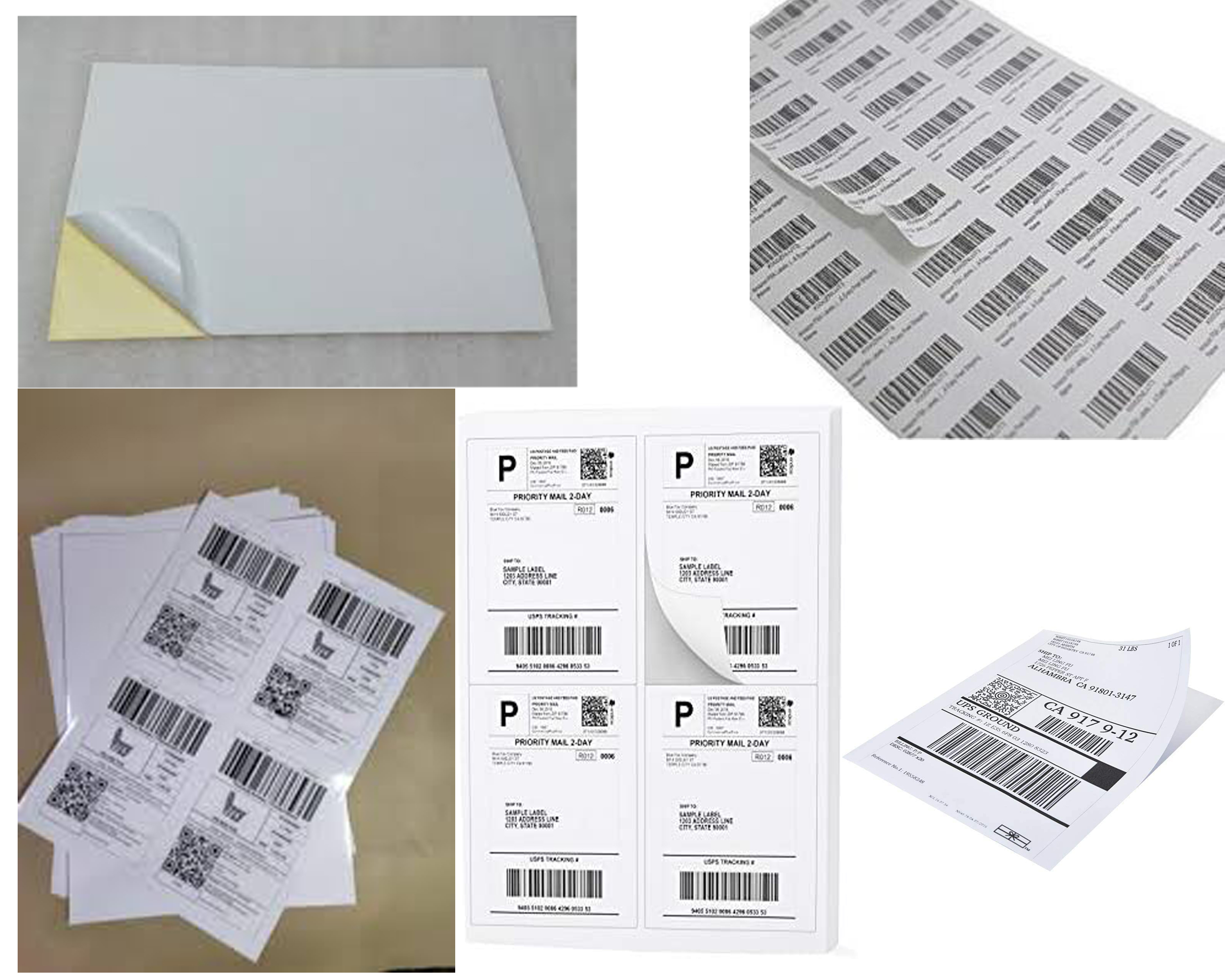 A4 Sticker Paper Sheet For Shipping Labels Printable - Super Sticky ...