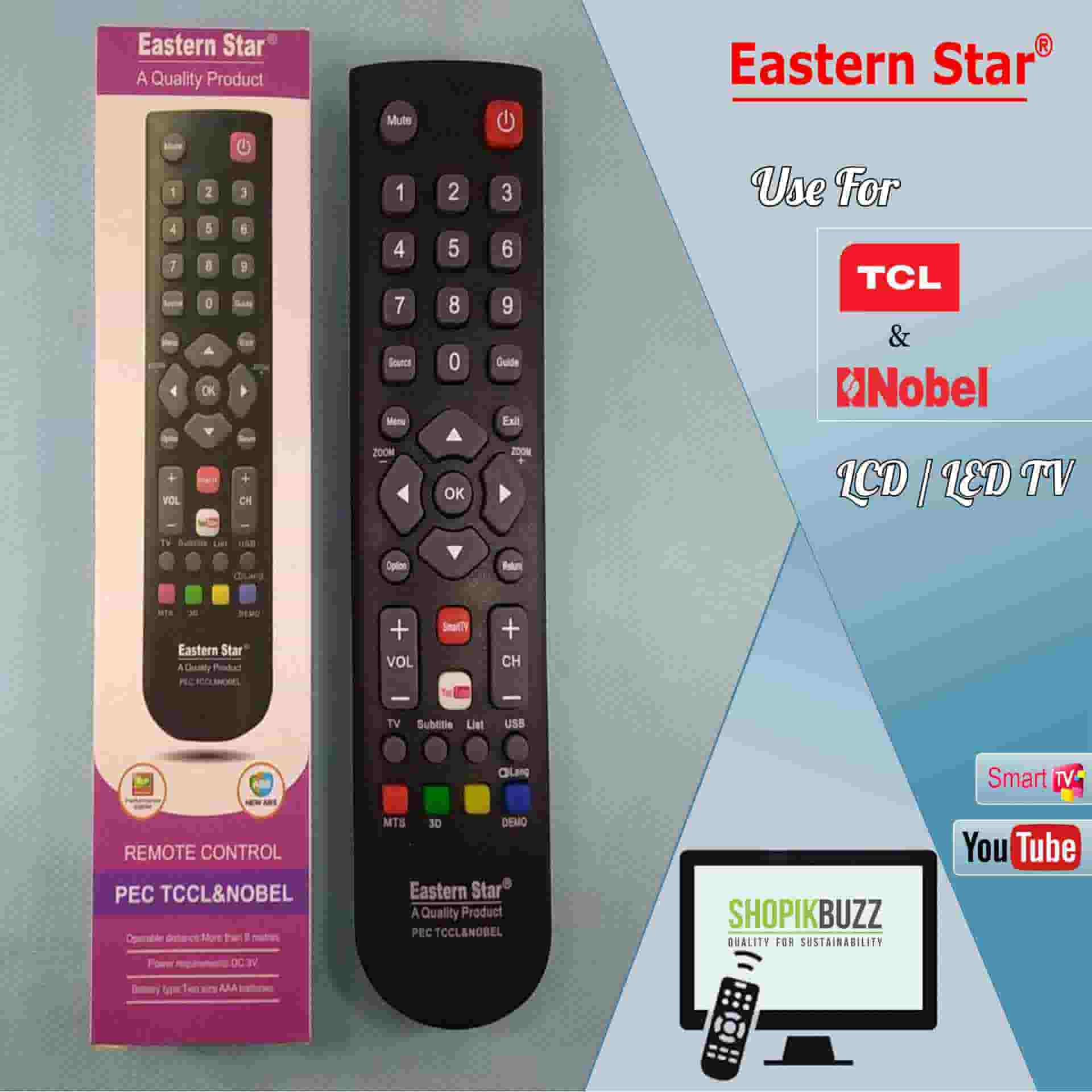 TCL Noble Remote for Android LCD LED TV | Daraz.pk