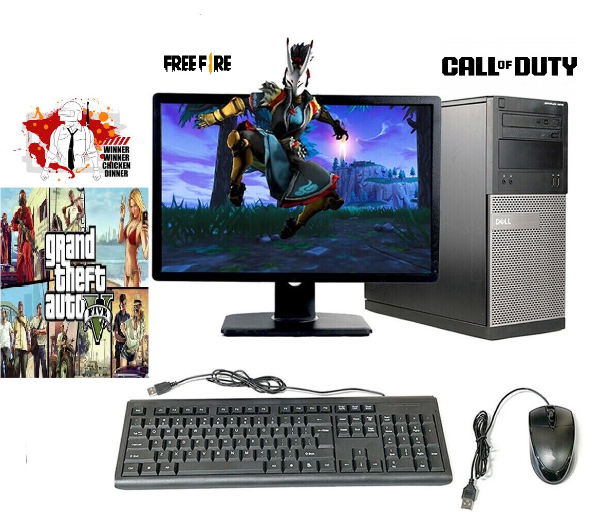 7020 Tower Gaming PC Intel Core i5 4th Gen 1TB Hard Drive 16GB Ram 19 ...