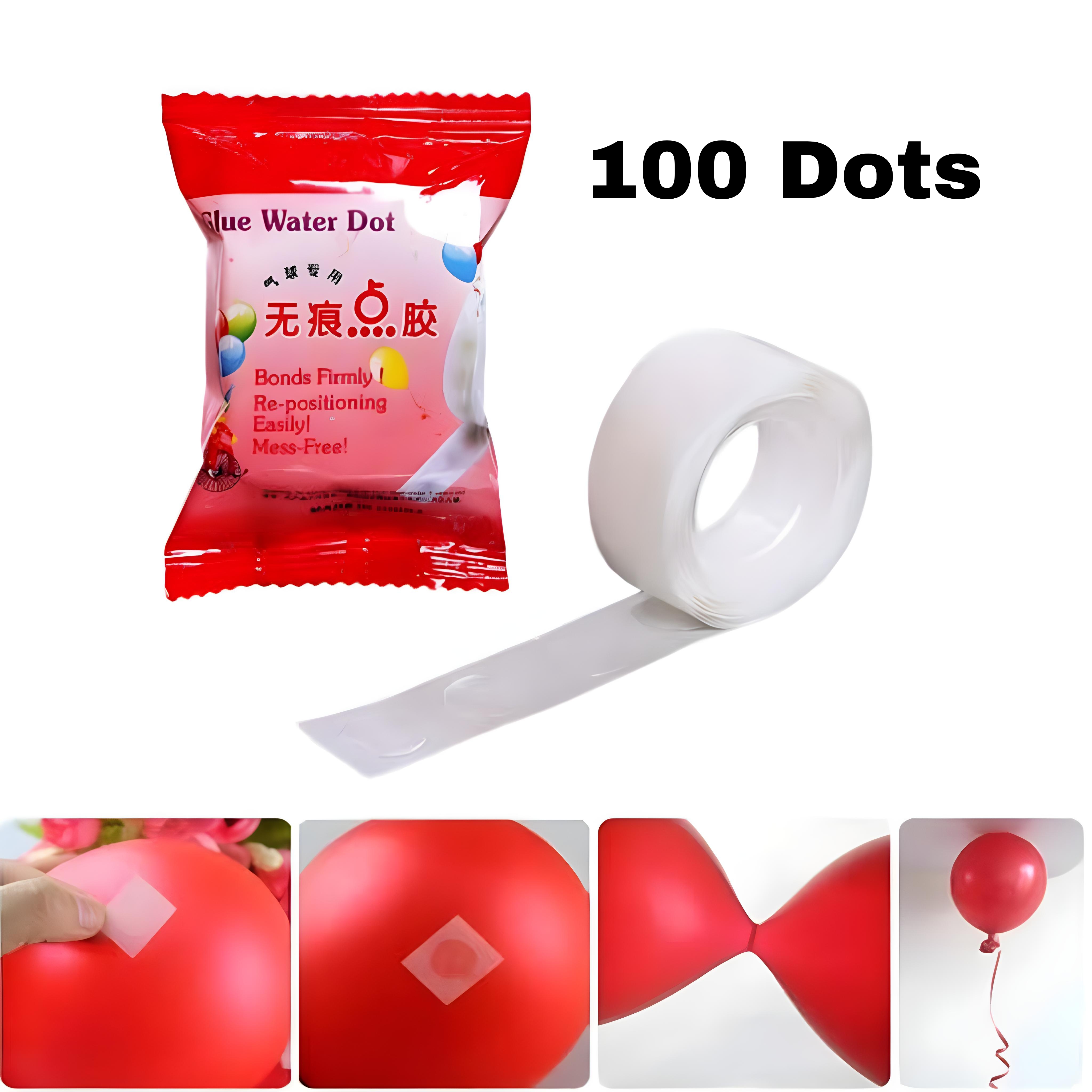 100 Dots Ballon Glue Tape /Dots Role And Double Sided Foam Tape For ...