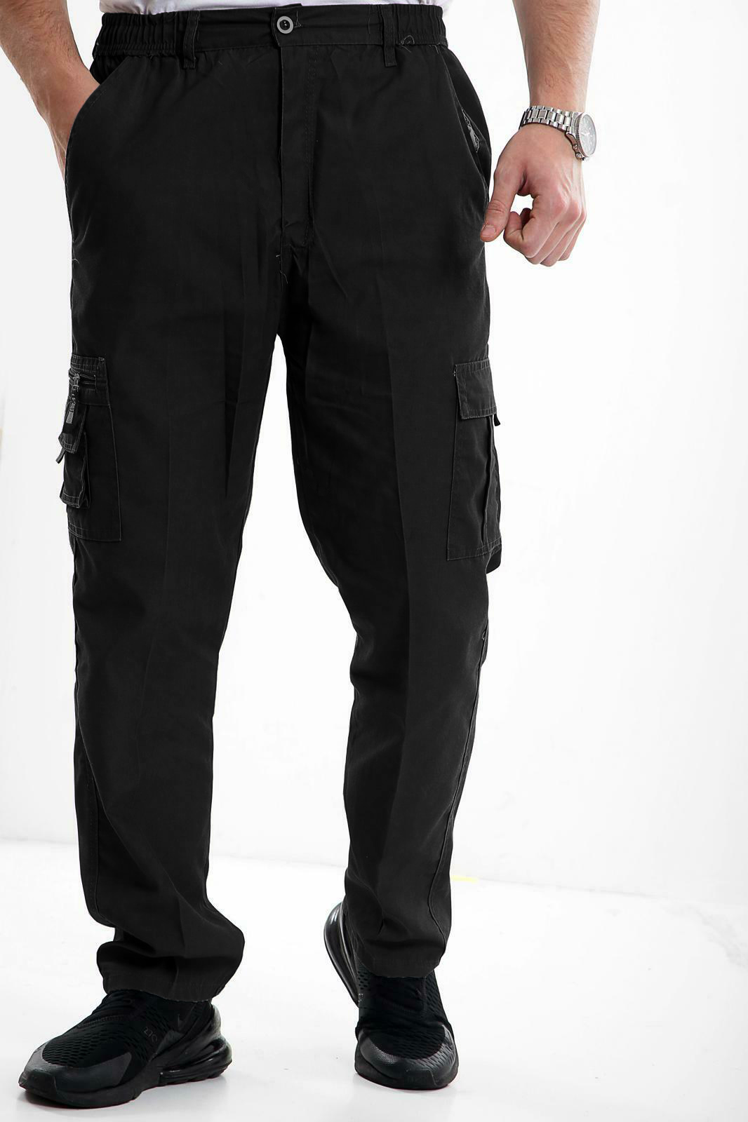 "Men's Multi-Pocket Cargo Trousers - Stay Stylish and Organized with ...