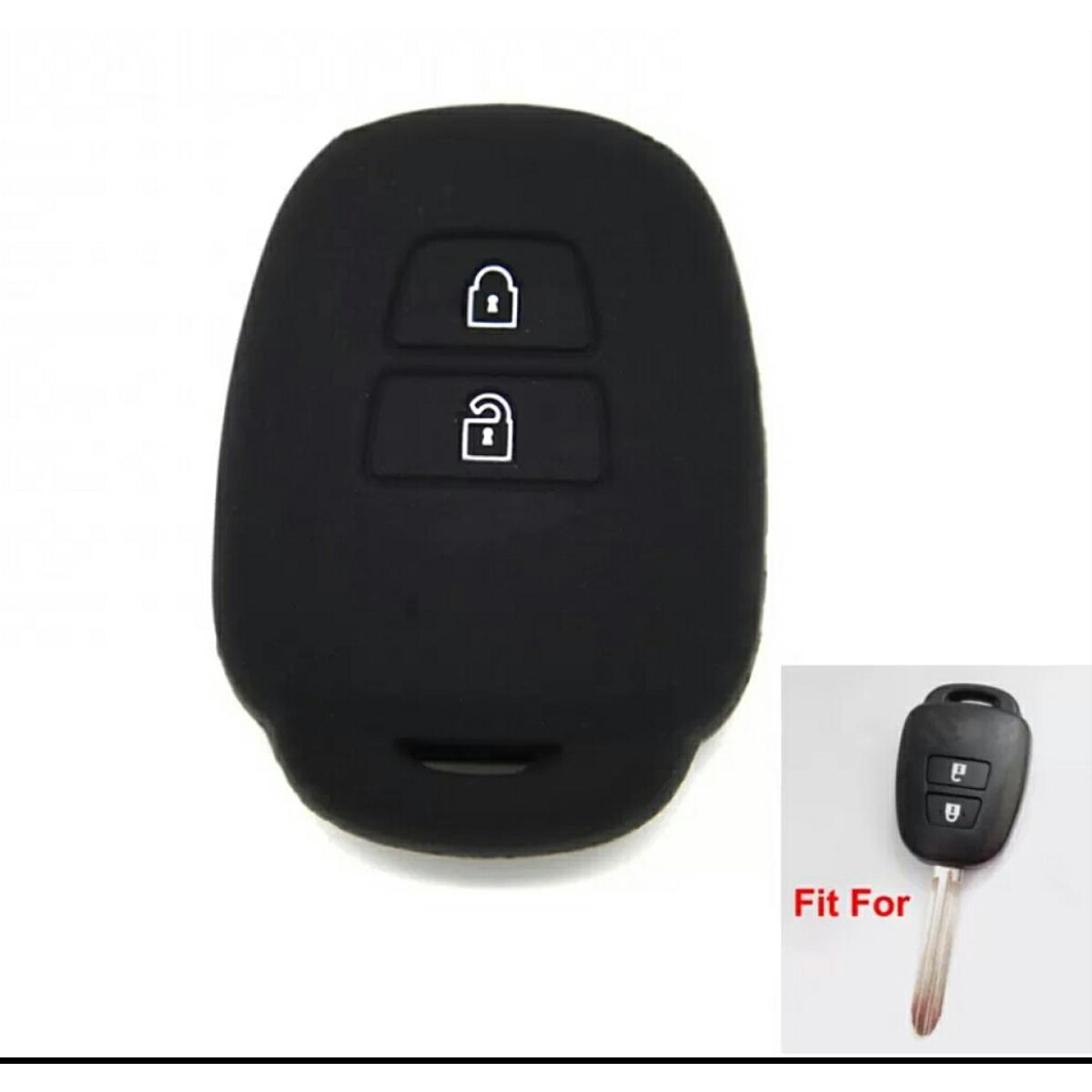 Pvc Silicone Key Cover For Toyota Vitz 2 Buttons | Daraz.pk